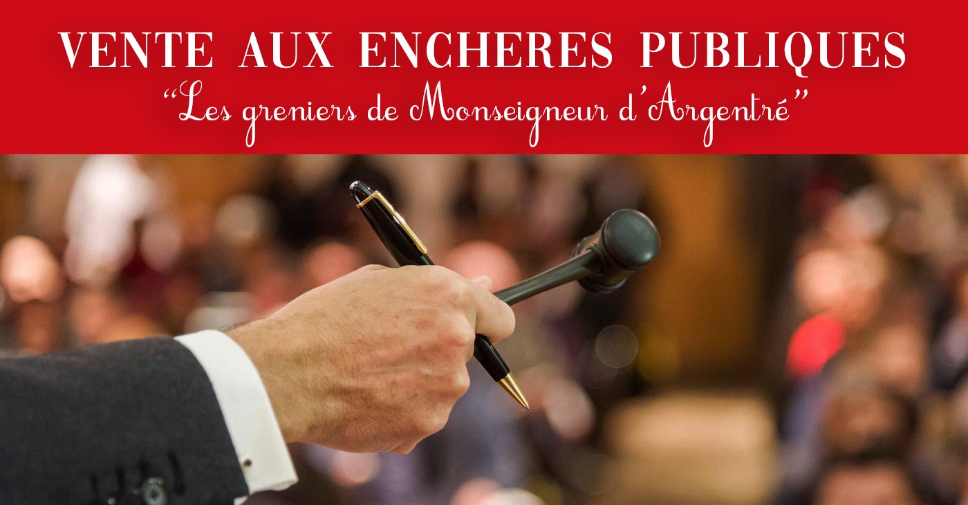 Vente aux enchères publiques pour l'Institut d'Argentré - Fondation Kephas